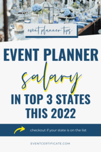 Top Event Planner Salary in 2022 - The Event Certificate | Digital ...